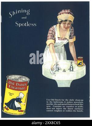 1921 U.S. advertisement for Old Dutch Cleanser Stock Photo - Alamy