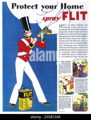 1920s USA Flit Magazine Advert Stock Photo - Alamy