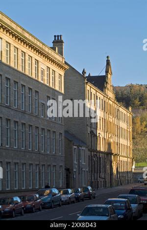 Old mill buildings, Midland Mills, part of historic architecture in the ...