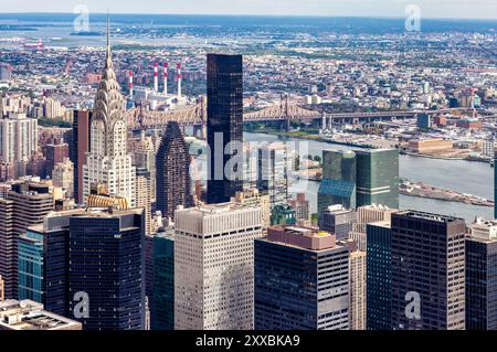 Aerial view of Queens Borough, New York Stock Photo - Alamy