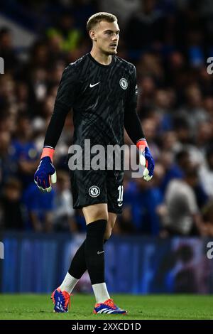 Filip Jorgensen (FC Chelsea London, #12) 08.08.2025, Chelsea FC - Bayer ...