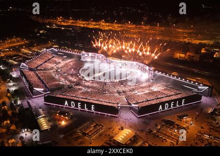 Adele in Munich - end of the 7th show of the European concerts on ...