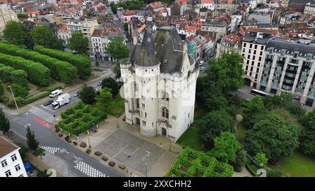 drone photo Hal Gate Brussels Belgium europe Stock Photo - Alamy
