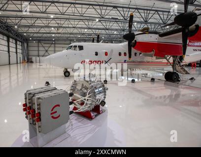 8-in-1 electric powertrain system on the BYD stand at IAA Mobility 2023 ...