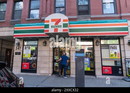 A Couche-Tard convenience store is seen in Montreal, Thursday, Sept. 5 ...