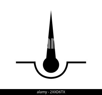 fur icon illustrated on white background Stock Photo - Alamy