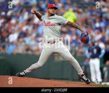 Philadelphia Phillies pitcher Taijuan Walker throws during the fifth inning of a baseball game ...