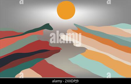 Nature Sunrise image Printable Stock Vector Image & Art - Alamy