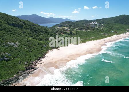 A view of Praia Mole, Mole beach, beachsin Florianopolis, Brazil Stock ...