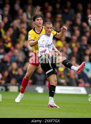 Watford's James Morris during the Sky Bet Championship match at the ...