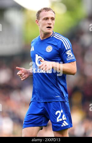 Leicester City’s Oliver Skipp during the Carabao Cup second round match ...