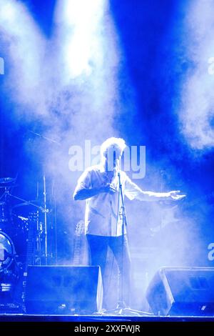 Seville, Spain, Aug 13, 2021, Energetic live performance by Spanish ...