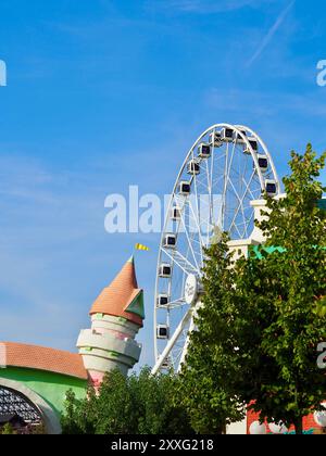 Energylandia, Poland - August 23, 2024: Amusement park with crowds of ...