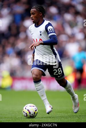 Tottenham Hotspur's Wilson Odobert during the Premier League match at ...