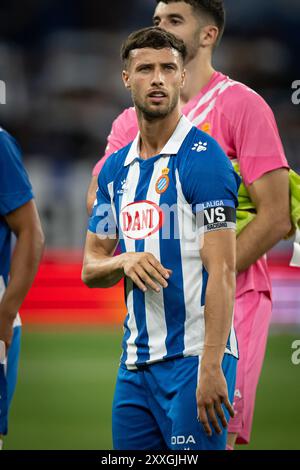 Javi Puado of RCD Espanyol looks on during the LaLiga EA Sports match ...