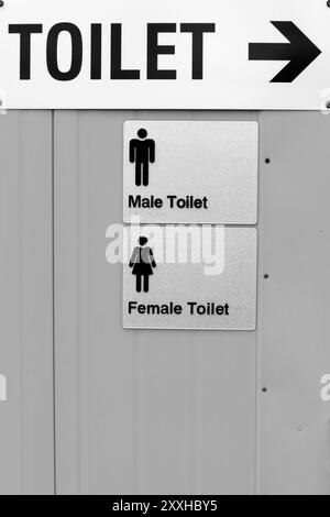 Western toilet sign Stock Photo - Alamy