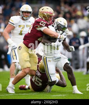 Georgia Tech running back Jamal Haynes (1) looks on prior to an NCAA ...