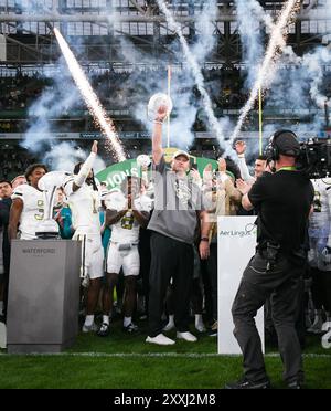 Georgia Tech head coach Brent Key in the second half of an NCAA college ...