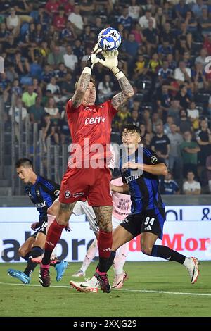 Adrian Semper (Pisa) saves during Spezia Calcio vs AC Pisa, Italian ...