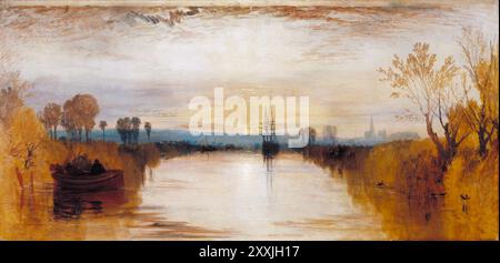 Joseph Mallord William Turner - chichester canal 1828 Stock Photo - Alamy