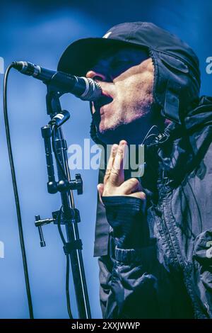 British iconic frontman Liam Gallagher performs at Electric Brixton ...
