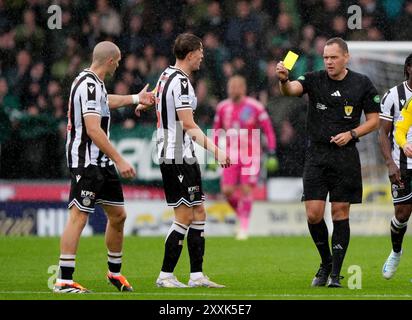 St Mirren's Alex Gogic (left) and Rangers' Cyriel Dessers battle for ...