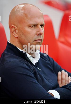 Liverpool manager Arne Slot ahead of the Premier League match at ...