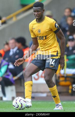 Wolverhampton Wanderers' Yerson Mosquera during the Premier League ...