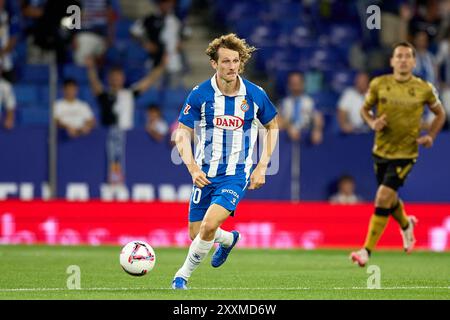Alex Kral of RCD Espanyol during the La Liga match between RCD Espanyol ...