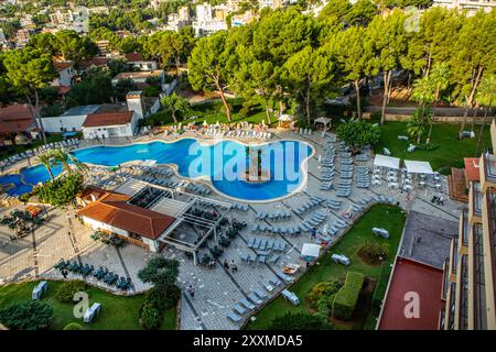 Outlook over hotel on Mallorca, Spain Stock Photo - Alamy