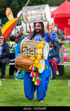 Jaggi Dholi at Newcastle Mela Stock Photo - Alamy
