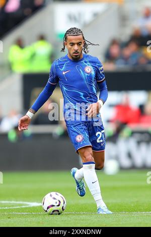 Malo Gusto of Chelsea during the Premier League match Fulham vs Chelsea ...