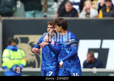 Joao Pedro of Chelsea and Pedro Neto of Chelsea during the Premier ...