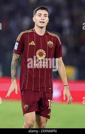 Olimpico Stadium, Rome, Italy - Matias Vecino of SS Lazio on the ball ...