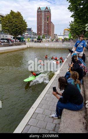Surfing facility in the city center of Rotterdam, Rif010, supposedly ...
