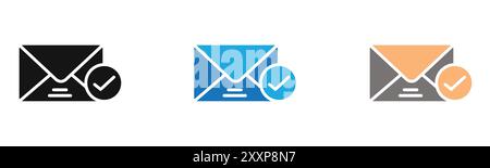 Quick Message icon Black line art vector in black and white outline set ...