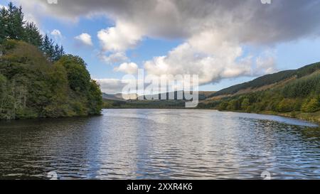 Pentwyn Reservoir between Torpantau and Merthyr Tydfil, Powys, Wales ...