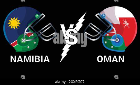 Sports equipment with flag of Namibia. Sports icon set of Football ...