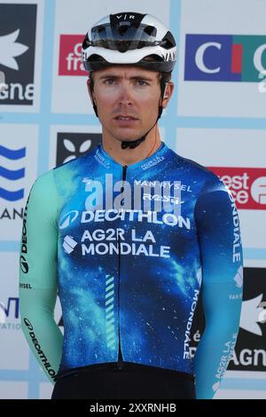 Benoit Cosnefroy of Decathlon AG2R La Mondiale Team during the Prologue of the Boucles de la ...