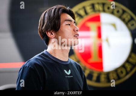 ROTTERDAM - Ayase Ueda of Feyenoord during the Dutch Eredivisie match ...