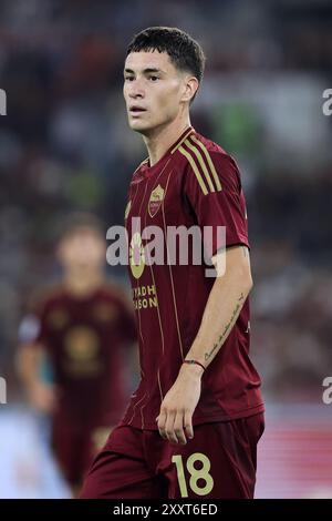 Matias Soule of AS Roma looks on during the UEFA Europa League MD2 ...