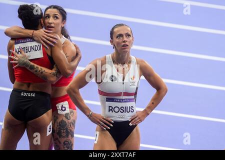 Rani Rosius of Belgium after competing in the Women's 100 Metres during ...
