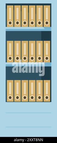 Tall filing cabinet is holding folders and organizing important ...
