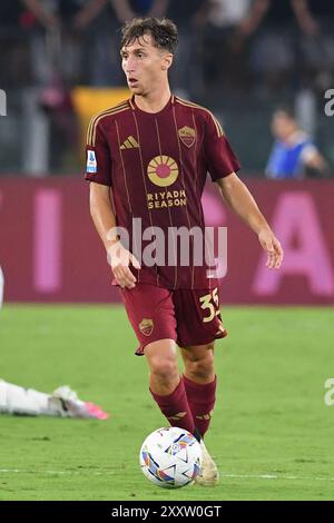 Tommaso Baldanzi of AS Roma during the Serie A Enilive match between SS ...