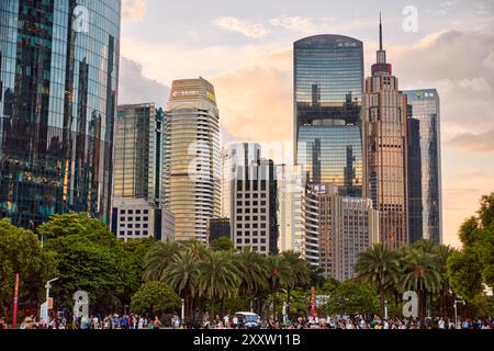 Huacheng Square, Tianhe District, Guangzhou, Guangdong Province, China ...