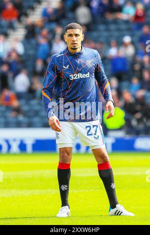 Rangers' Leon Balogun during a training session at the Rangers Training ...
