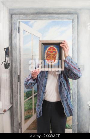 From 2015, file image. Portraits of 80 year old artist Eric Ritchie at ...