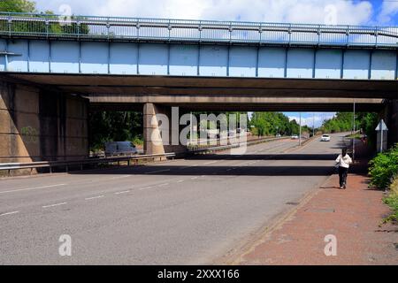 Western Avenue, Cardiff (A48) dual carriageway. Taken August 2024 Stock ...