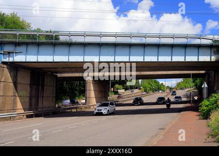 Western Avenue, Cardiff (A48) dual carriageway. Taken August 2024 Stock ...