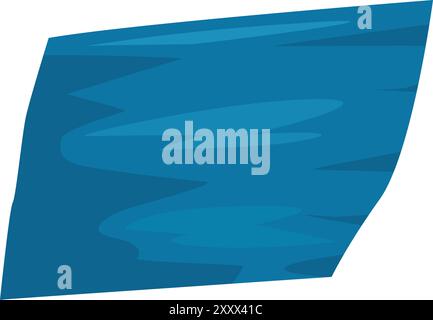Cartoon rippled water surface creating a dynamic and abstract shape ...